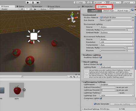 [Unity] 室内シーンのライティング調整 – Shade3D チュートリアル